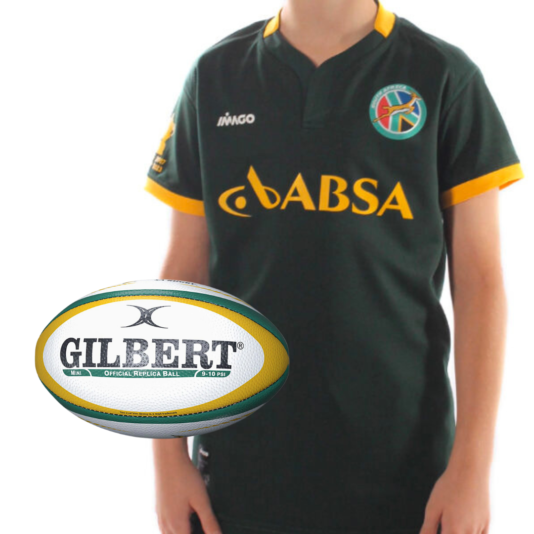 Combo Springboks 1 – Camiseta Niño + Pelota mini - Kickoff